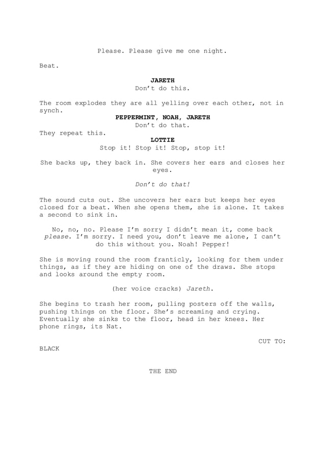 5 Minute Screenplay 1st Draft | PDF