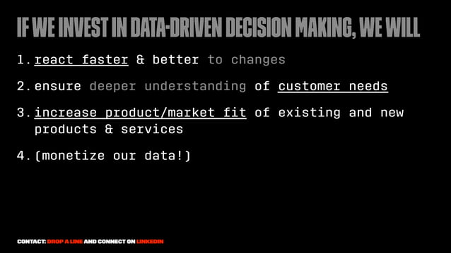 How to make data valuable | PPT