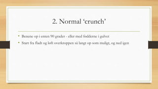 5 minutters maveøvelse | PPT