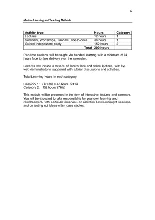 5 mk510 digital and social media module handbook 20162017 upload | PDF