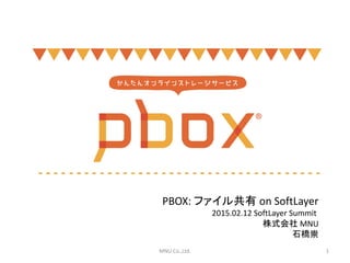 5 mnu pbox_solftlayer_summit | PPT