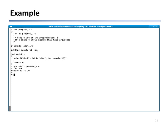 Module 05 Preprocessor And Macros In C Ppt