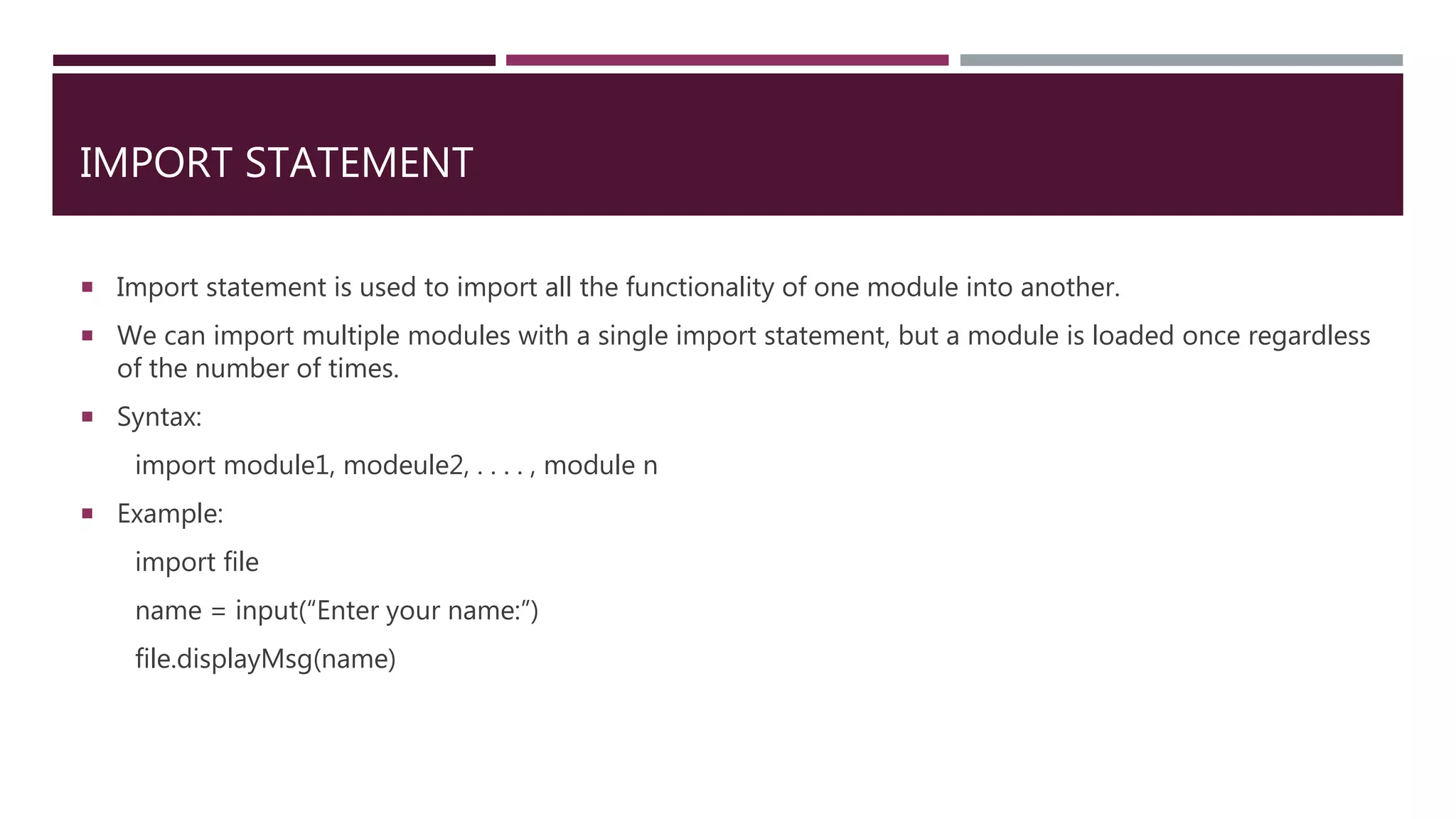 Modules In Python Programming Ppt 8074