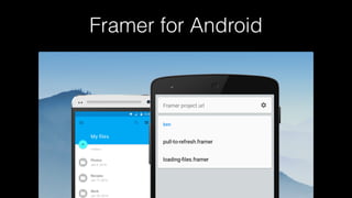 Prototyping Game UI with FramerJS | PPT