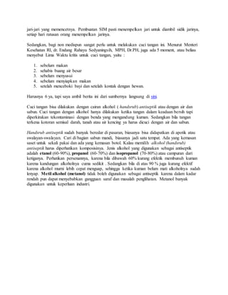 5 momen cuci tangan | DOCX