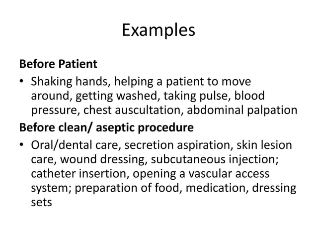 5 moment hand hygiene | PPTX