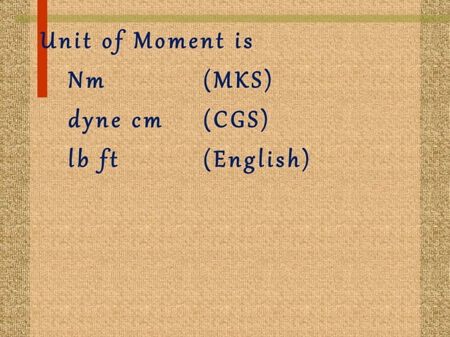 5 moment of forces | PPT