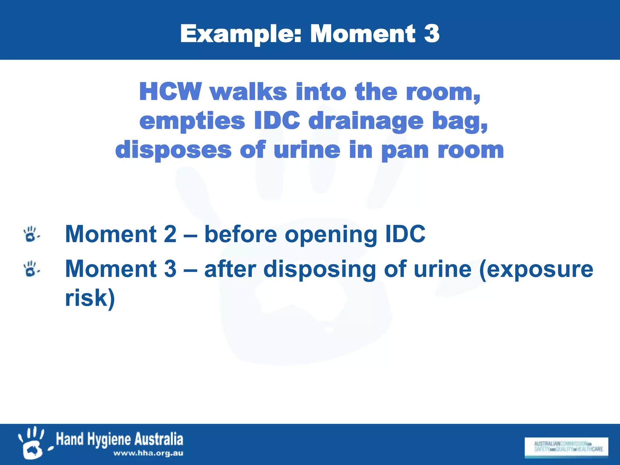 5 Moments for Hand Hygiene | PPTX