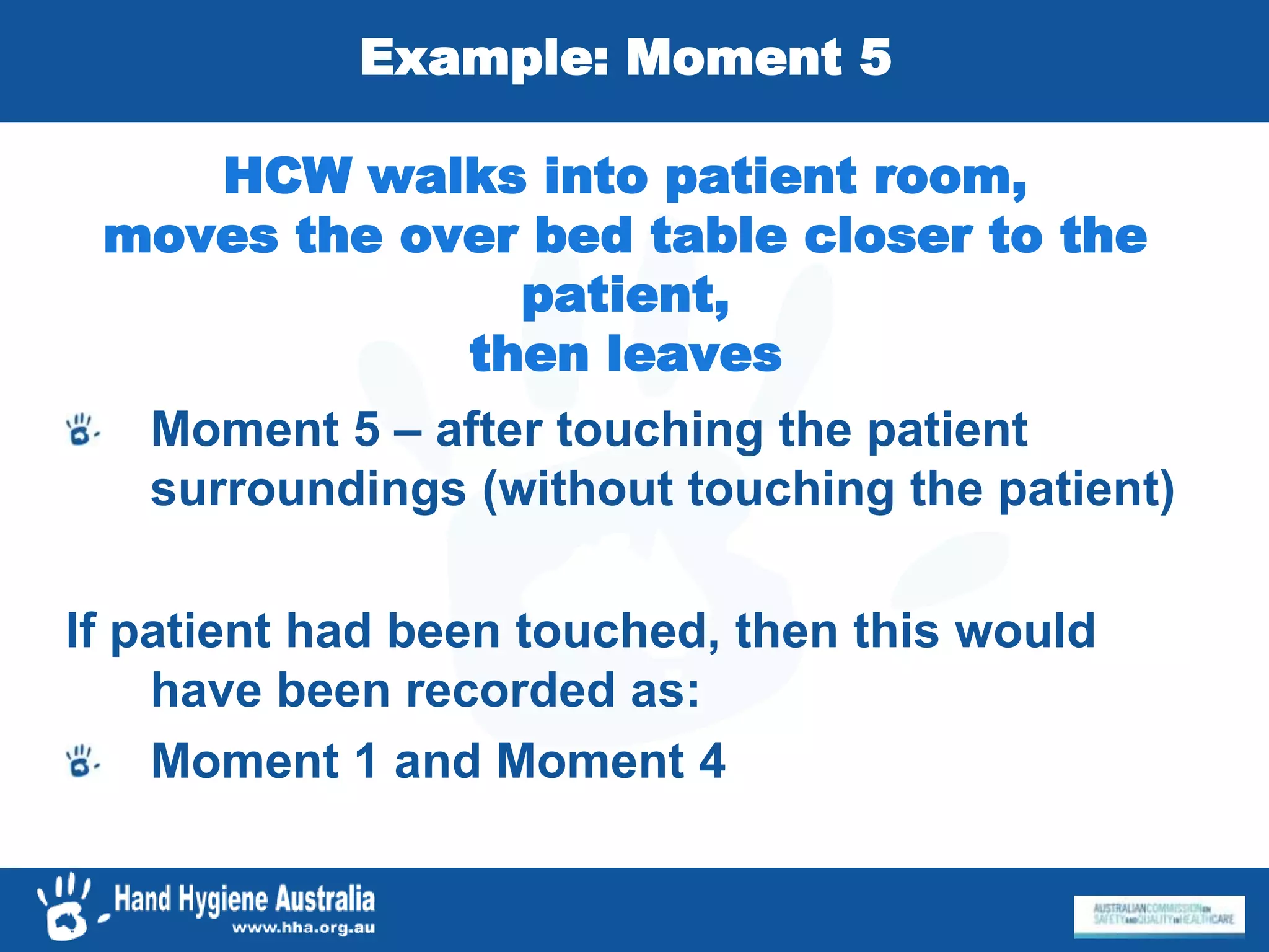 5 Moments for Hand Hygiene | PPTX