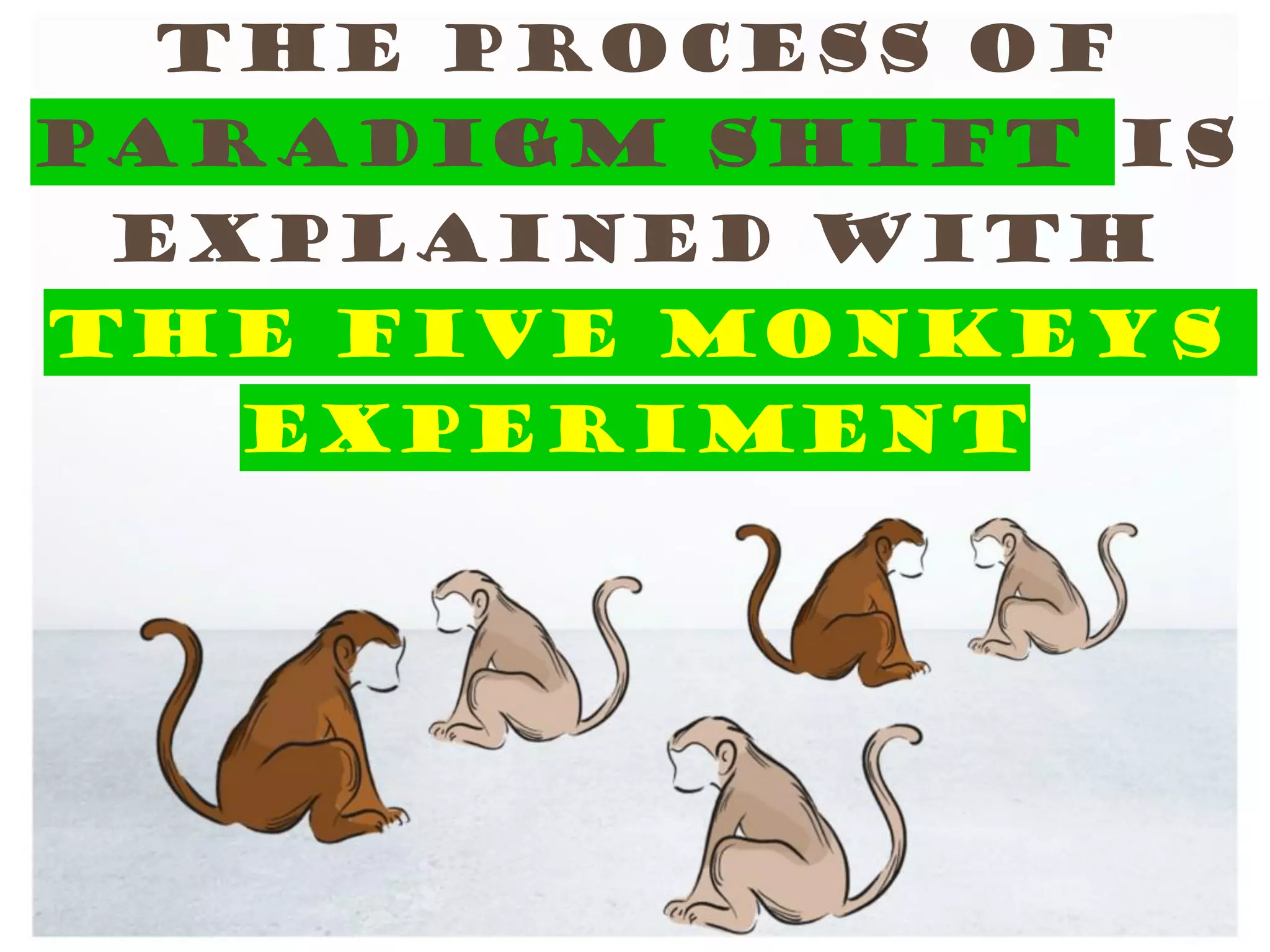 5 monkeys experiment pgp viva vvit converted | PDF