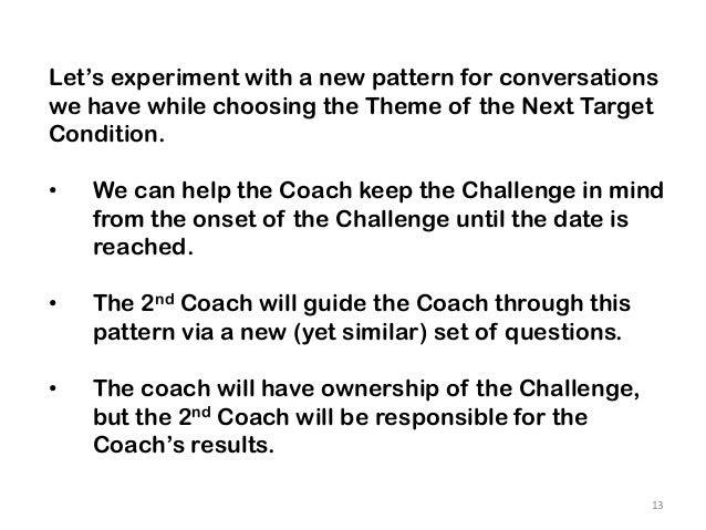 Keeping the kata challenge in sight