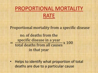 5 mortality and morbidity indicators | PPTX