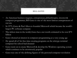 5 Most Famous Entrepreneurs of all Time | PPTX