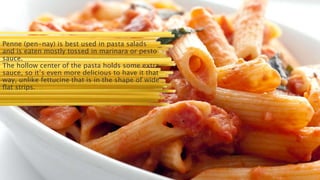 5 Most Popular Types of Pasta | PPTX