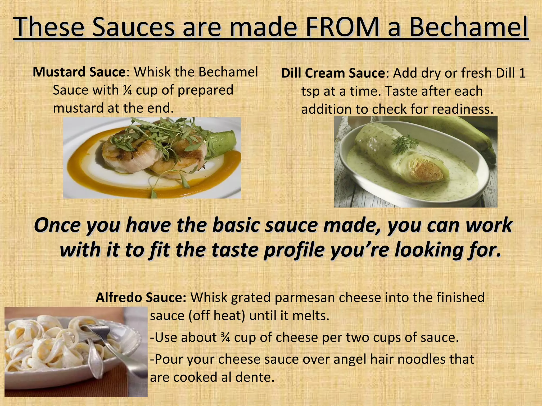 5 mother sauces | PPT
