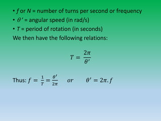 5 motion of a particle in a plane (part v) | PPTX