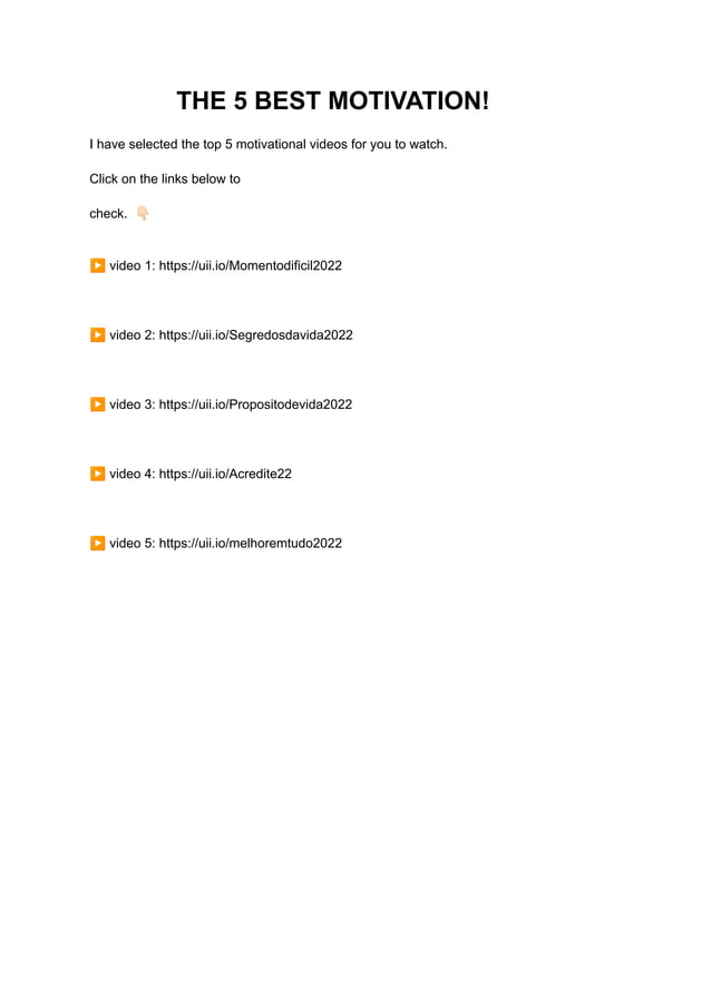 MOTIVATION 2022 | PDF