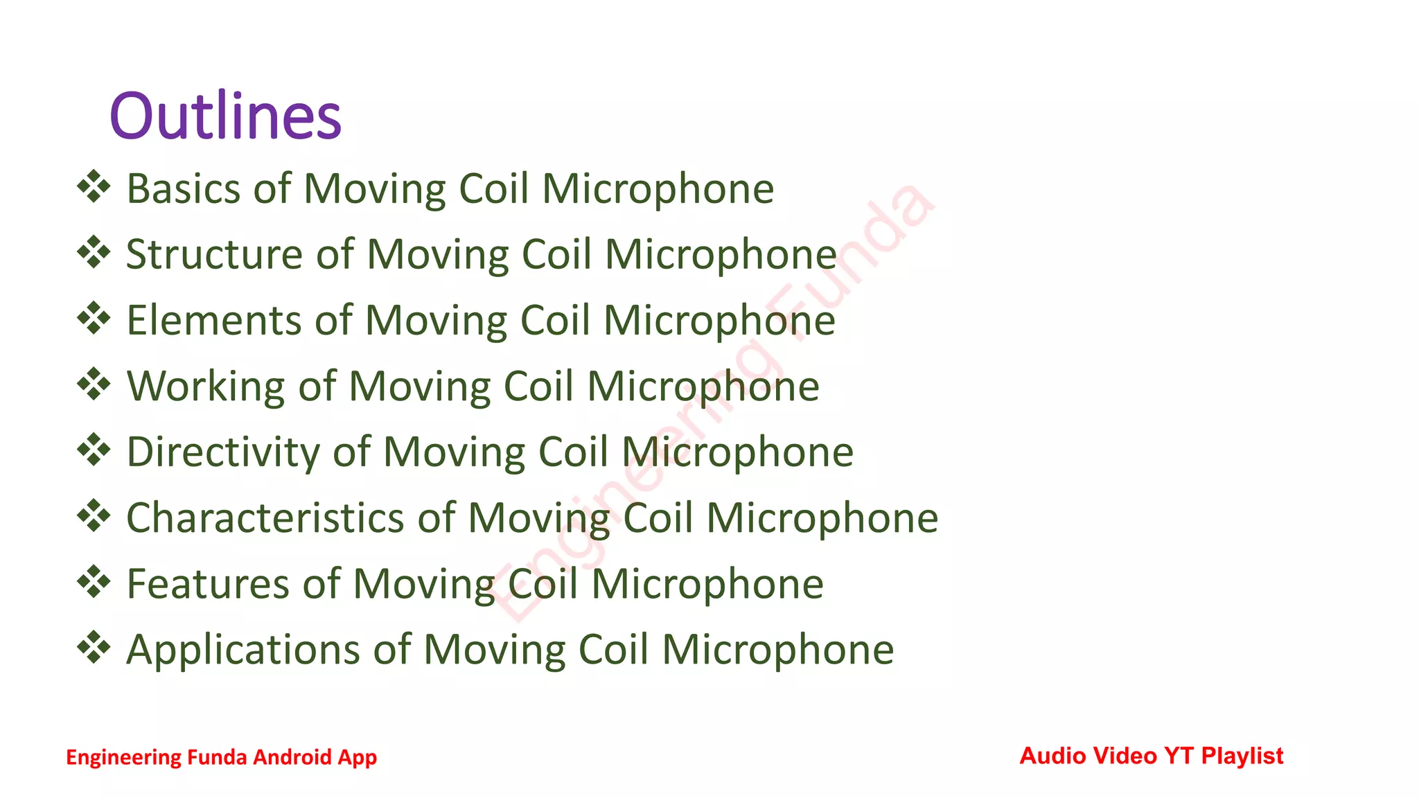 Moving Coil Microphone | PDF