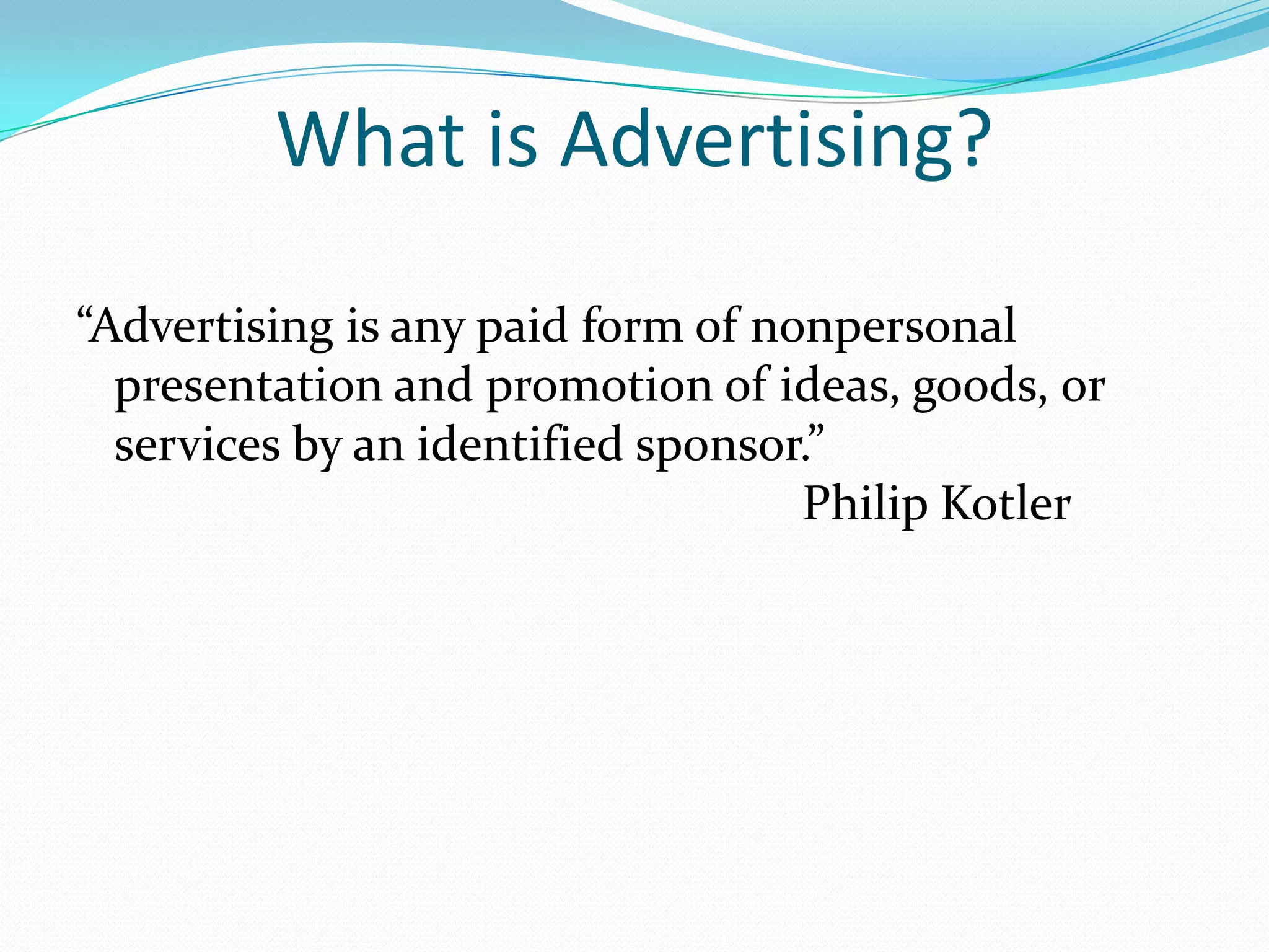 5 m's of advertising | PPTX