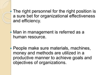 5 m’s of management | PPTX