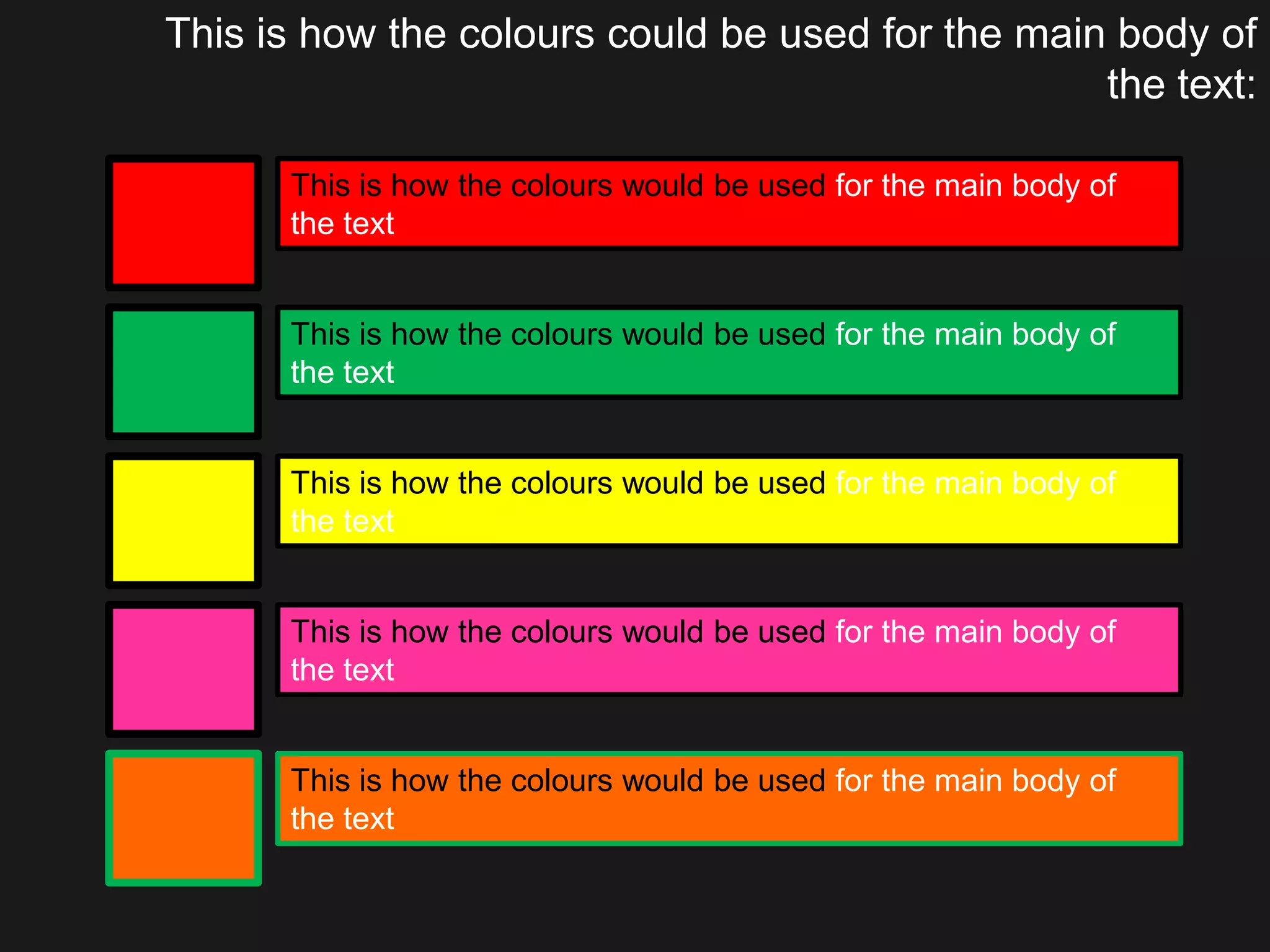 5music mag colour schemes | PPT