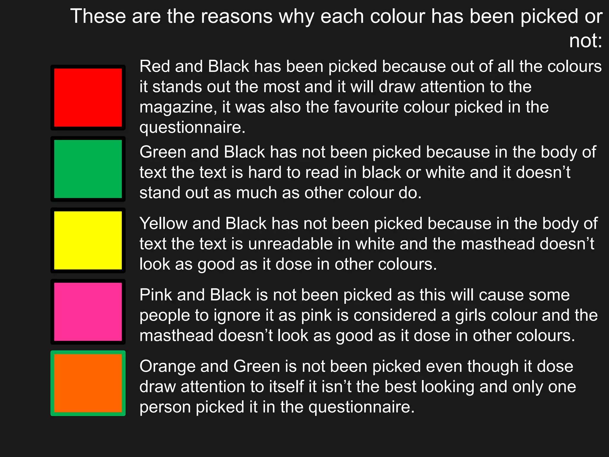 5music mag colour schemes | PPT