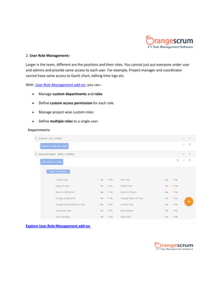 5 must have add ons to power up your orangescrum community version | PDF