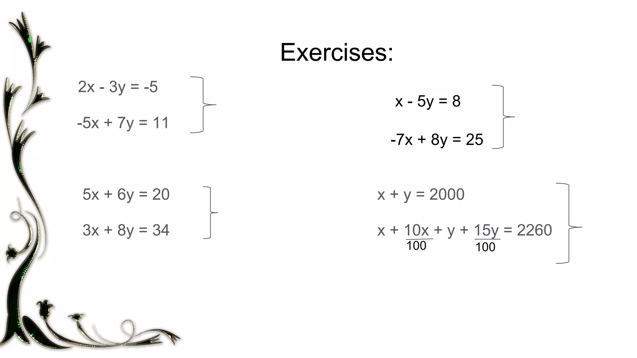Example elimination method | PDF