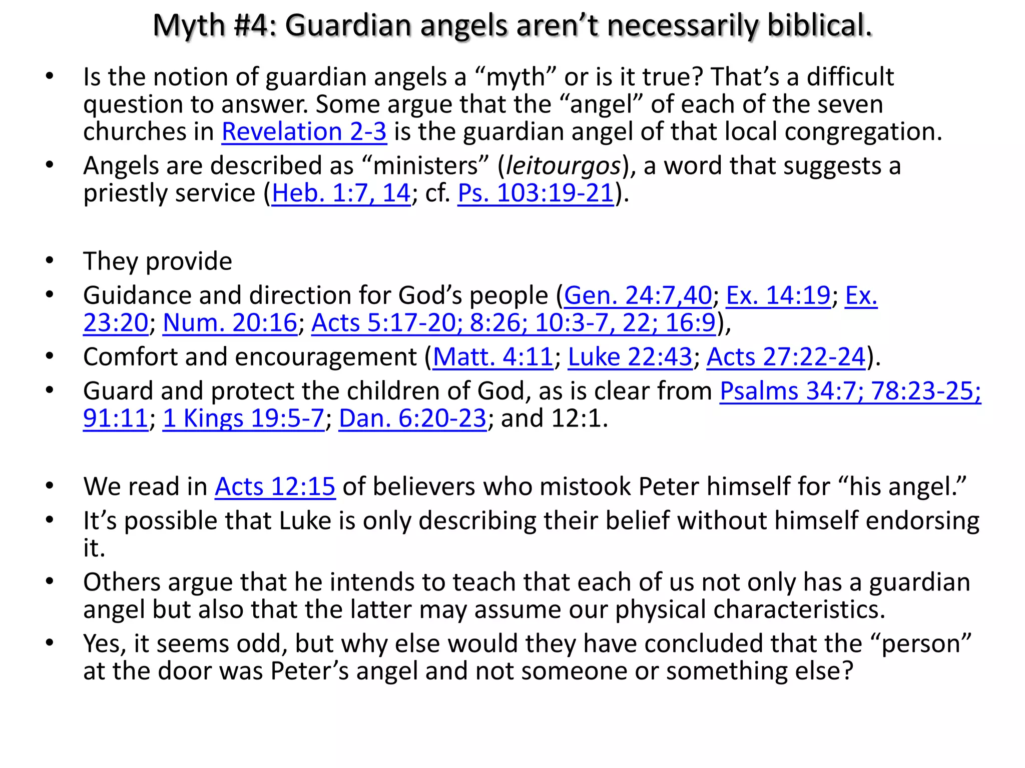 5 myths -about angels and demons.pptx | Christianity | Religion ...