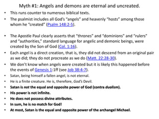 5 myths -about angels and demons.pptx | Christianity | Religion ...