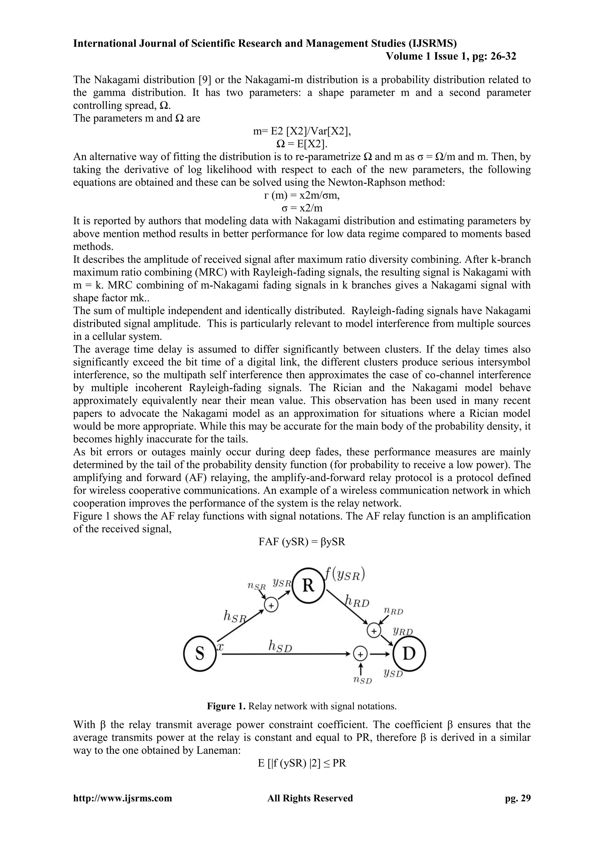 ESTIMATING PAPER IN VARIABLE GAIN RELAYING ON IMPERFECT CSI | PDF