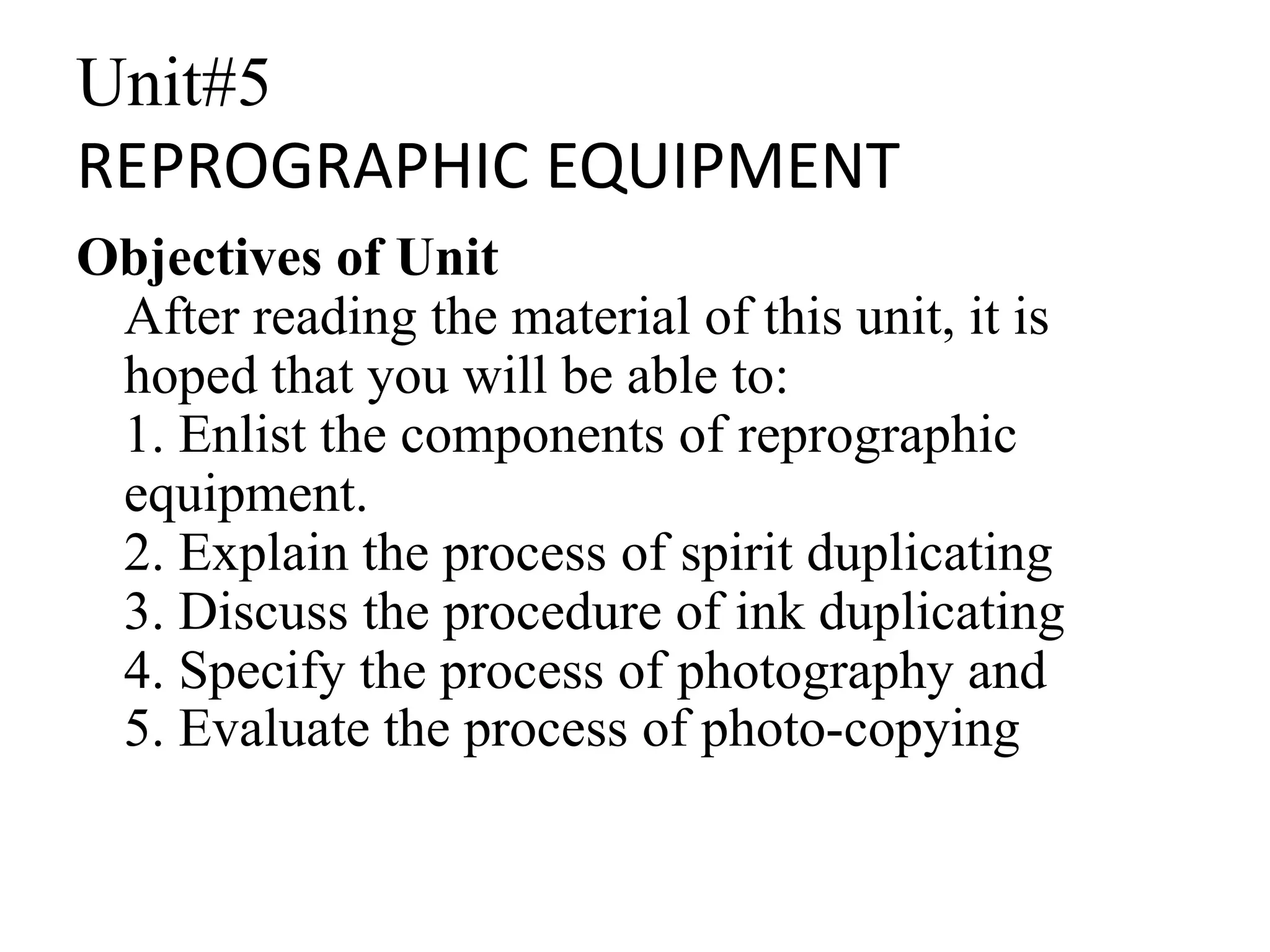 Reprographic Equipment And Teaching Machines and Programmed Learning | PPTX