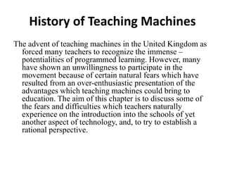 Reprographic Equipment And Teaching Machines and Programmed Learning | PPTX