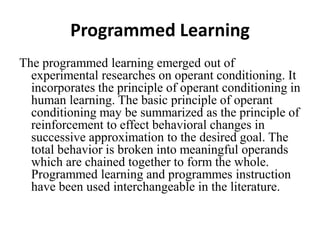 Reprographic Equipment And Teaching Machines and Programmed Learning | PPTX