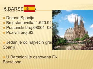 5 najpopupalnijih gradova u evropi | PPT