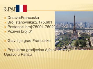 5 najpopupalnijih gradova u evropi | PPTX