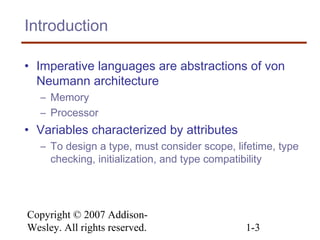 5 Names, bindings,Typechecking and Scopes | PPT