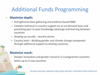The NAP Agriculture Programme | PPT