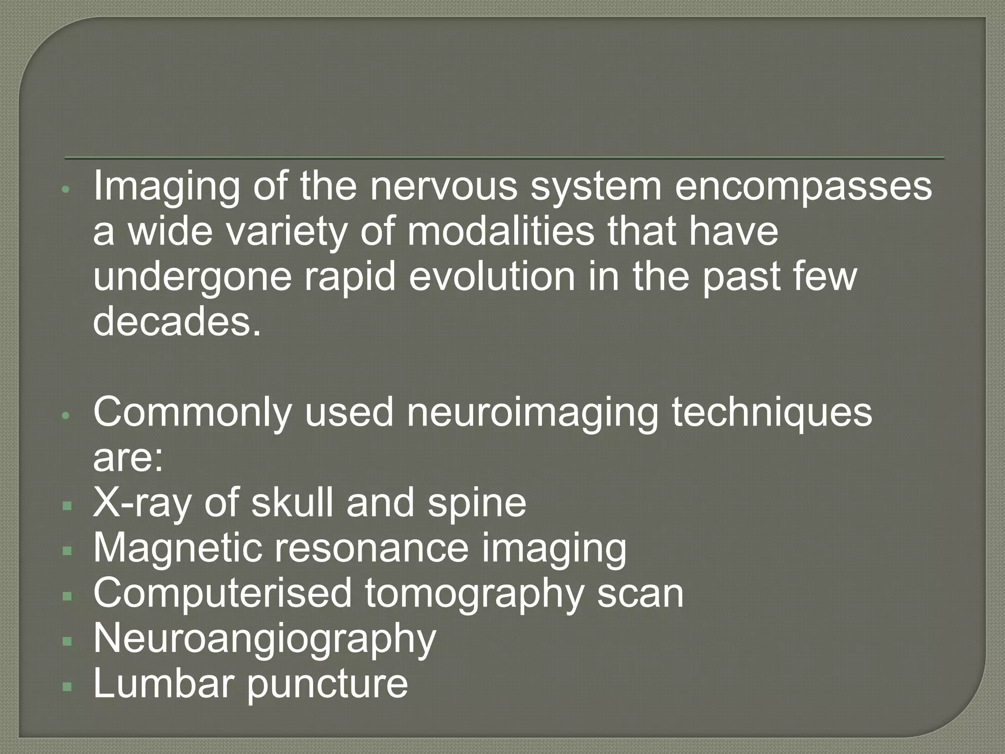 PATHOLOGICAL INVESTIGATIONS AND IMAGING TECHNIQUES IN NEUROMUSCULAR ...