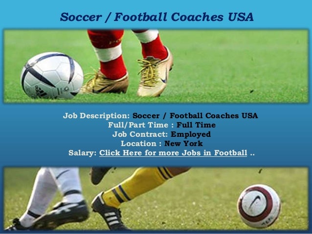 5 New Available Jobs In Football