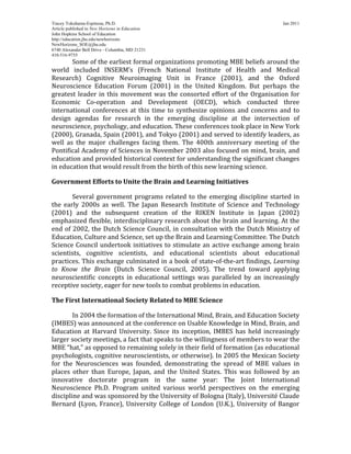 A Brief History of the Science of Learning, Part 2. By Tracey Tokuhama ...