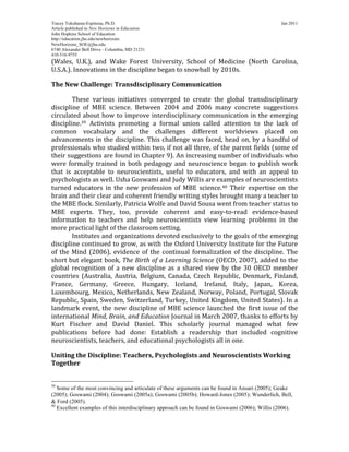 A Brief History of the Science of Learning, Part 2. By Tracey Tokuhama ...