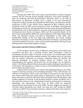 A Brief History of the Science of Learning, Part 2. By Tracey Tokuhama ...