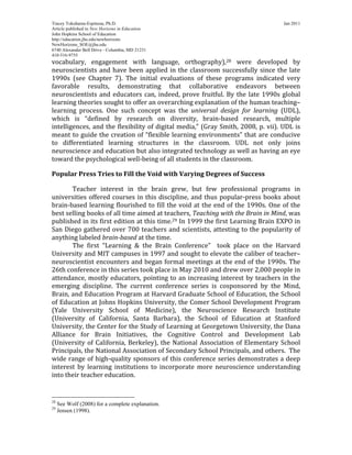 A Brief History of the Science of Learning, Part 2. By Tracey Tokuhama ...