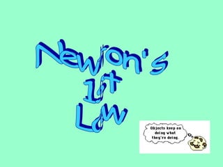 5 Newtons First Law | PPT