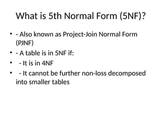 5NF_DBMS_Presentation5NF_DBMS_Example_Presentation.pptx