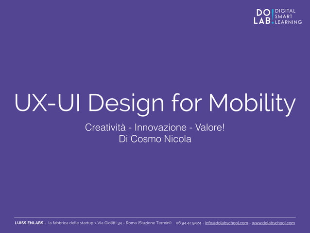 Ux e Ui for Mobile | PDF