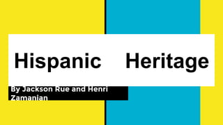 5th grade: Hispanic Heritage Project | PPT