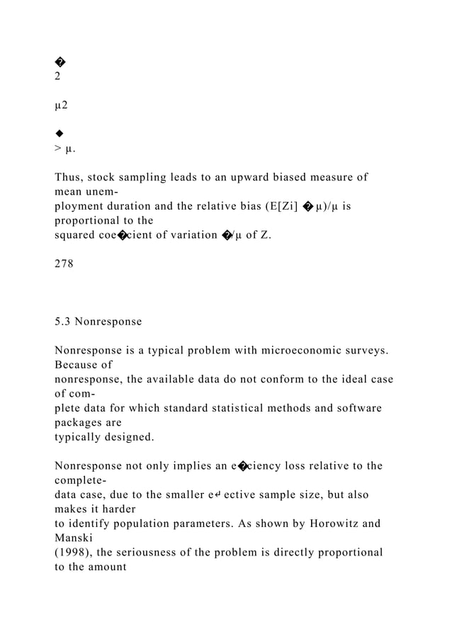 5 Nonsampling ErrorNonsampling error is a catch-all term f.docx