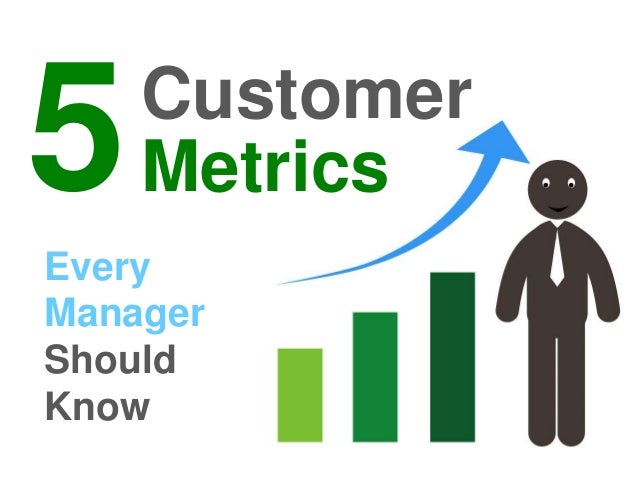 5 Customer Metrics Every Manager Should Know 5 Customer Metrics Every Manager Should Know